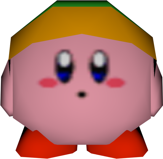 Download Download Zip Archive - Smash Bros 64 Kirby Face PNG Image with ...
