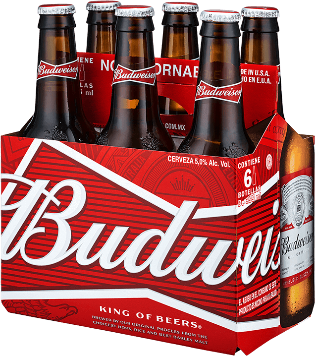 Download Budweiser 6pack - Budweiser 18 Pack Cans PNG Image with No ...