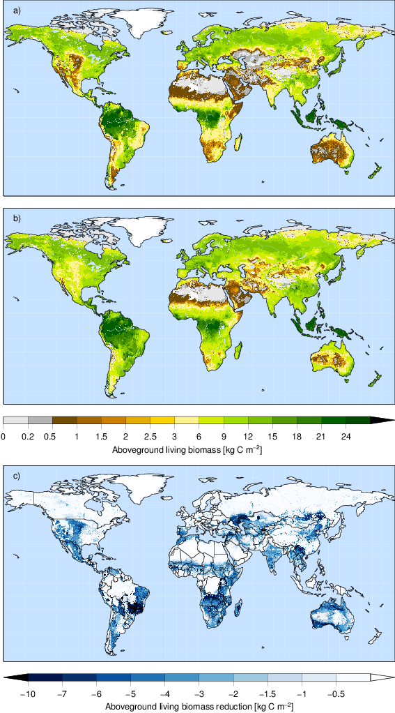 Download Simulated Biomass C - World Map PNG Image with No Background ...