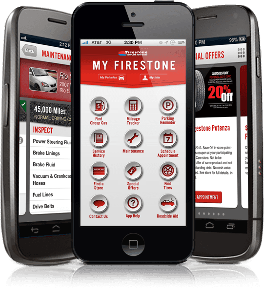 Download My Firestone App - Auto Service App PNG Image with No ...