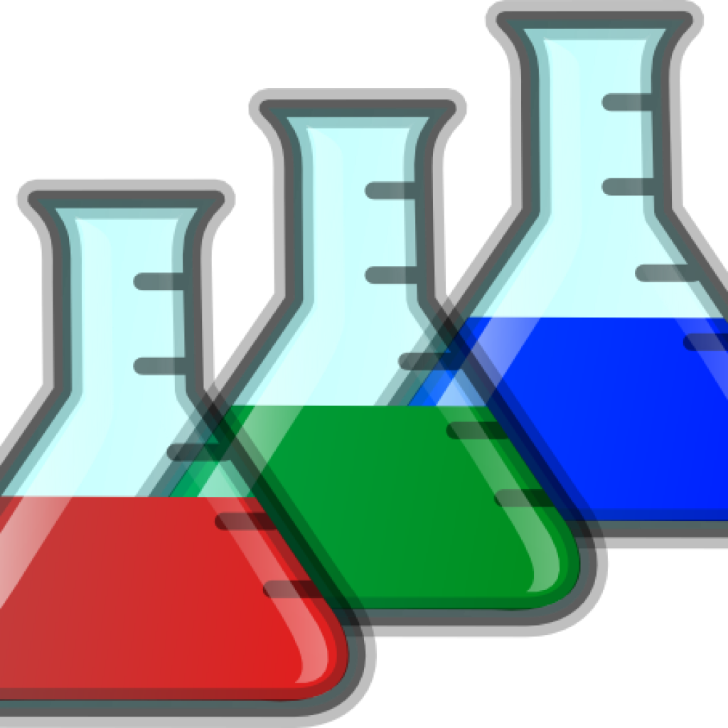 Science Beaker Clip Art Colored Beakers At Clker Vector - Test Tube ...