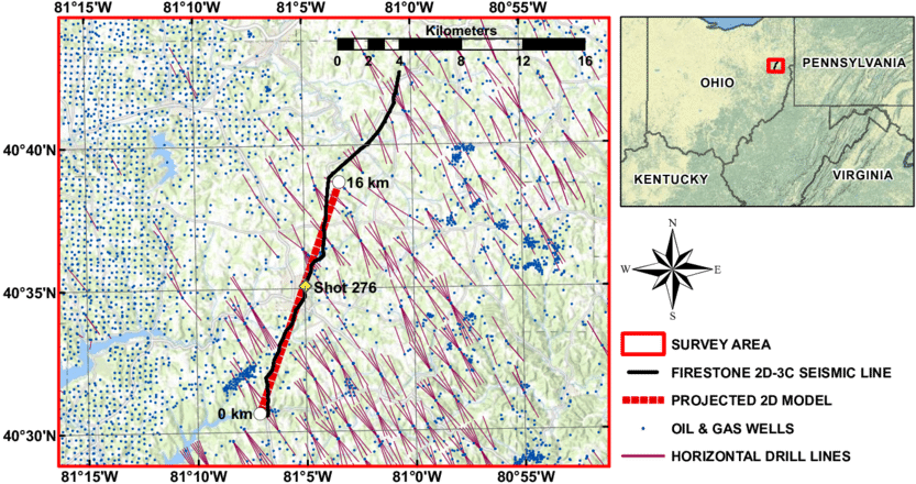 Map Of Firestone 2d 3c Seismic Line - Atlas - Free Transparent PNG ...