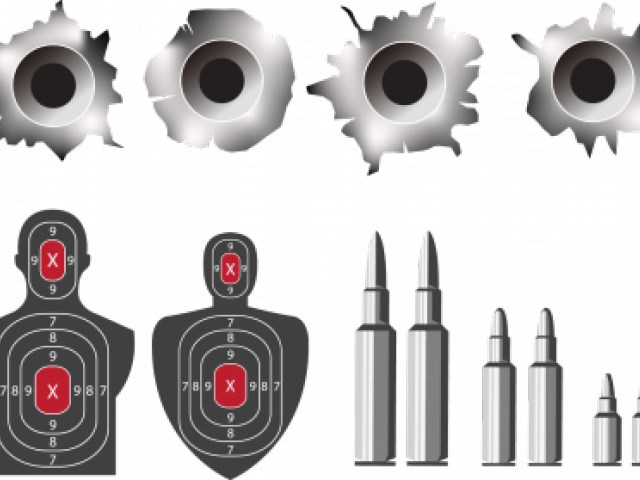 Bullet Hole Clipart Rapid Fire - Vector Graphics - Free Transparent PNG ...