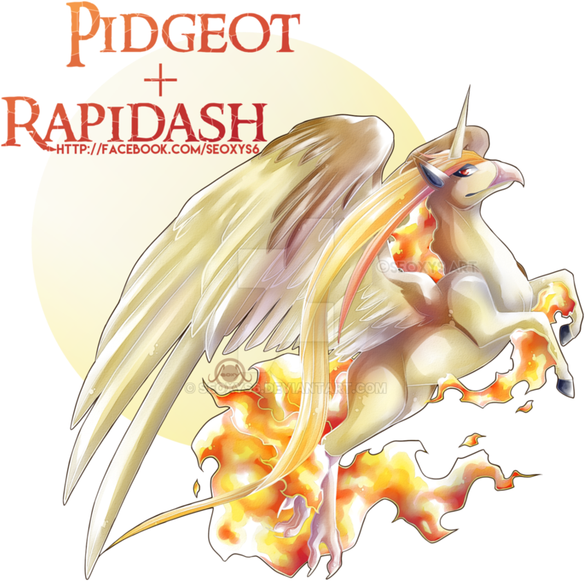 Download Rapidash X Pidgeot By Seoxys6 - Seoxys6 Rapidash PNG Image ...