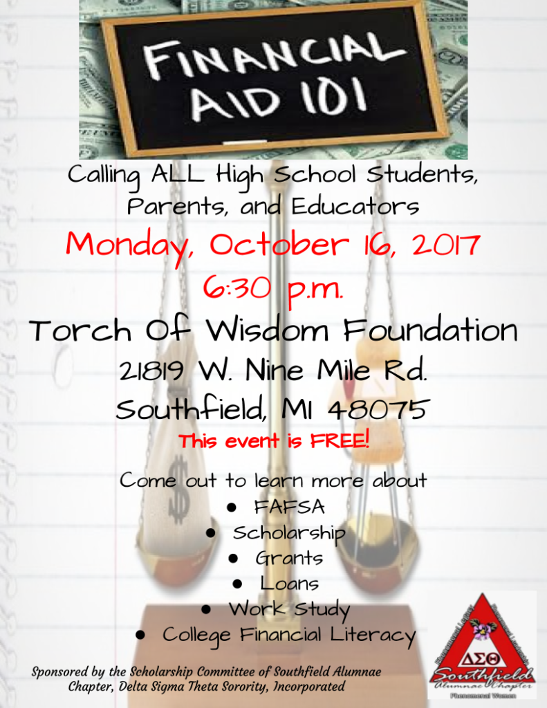 Download Financial Aid Night Flyer - Calligraphy PNG Image with No ...