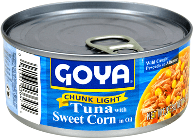 Goya Chunk Light Tuna With Sweet Corn, - Goya - Free Transparent PNG ...
