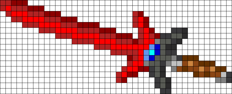 Download Starbound Star Cleaver Perler Bead Pattern / Bead Sprite ...