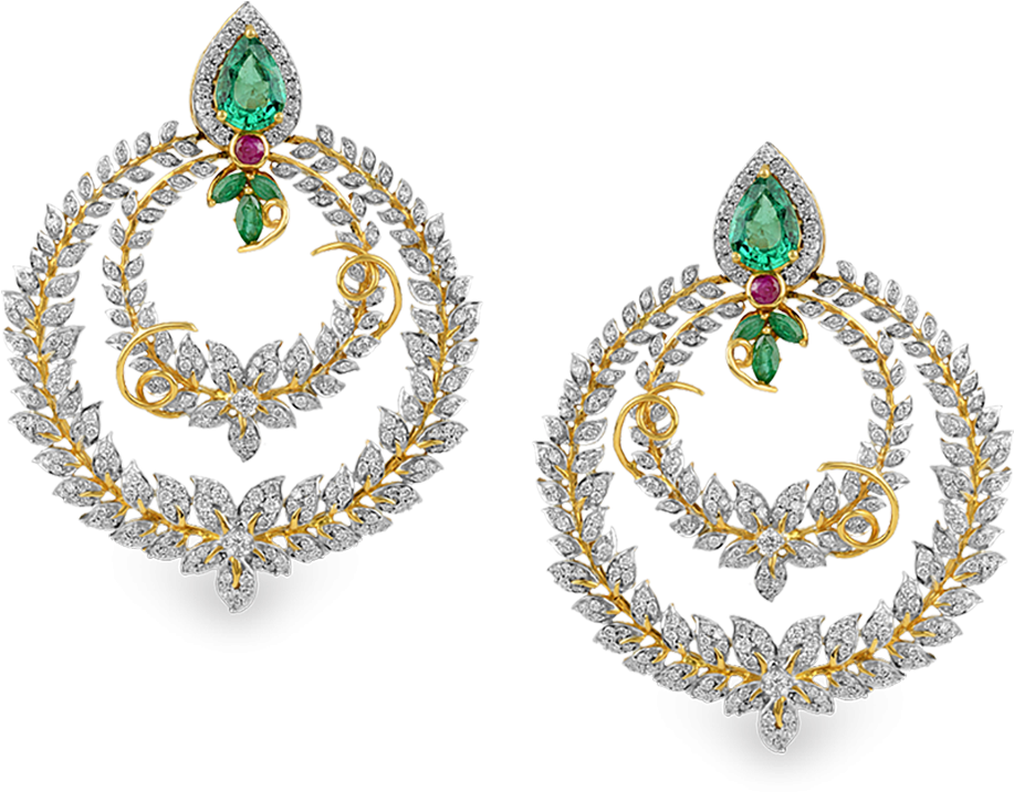 Download Orra Diamond Earring PNG Image with No Background - PNGkey.com