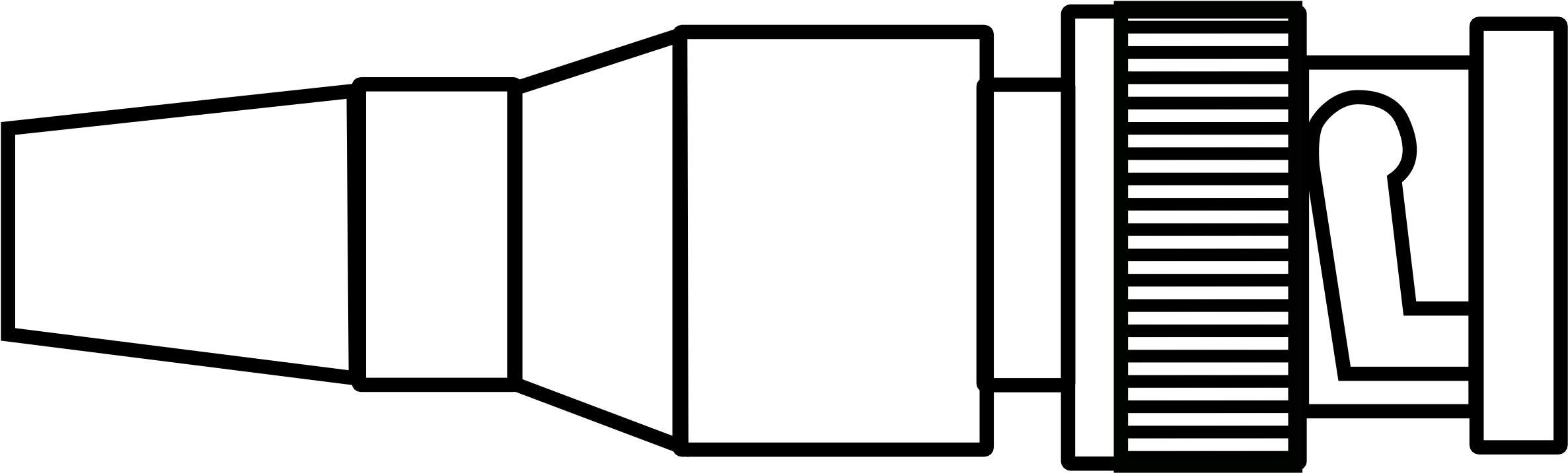 This Free Icons Png Design Of Bnc Male Connector Side - Free ...