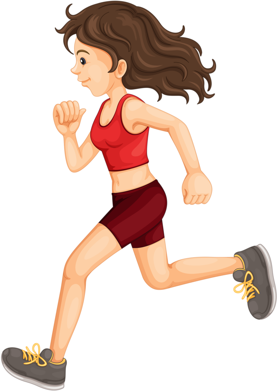 Download Clipart Girl Exercise - Exercising Clipart Png PNG Image with ...