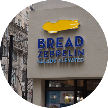 Download Downtown - Bread Zeppelin Salads Elevated PNG Image with No ...