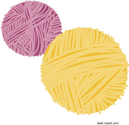 Download Free Clip Art Of Wool Balls - Clip Art PNG Image with No ...