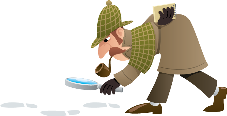 Download Sherlock Holmes Looking For Clues PNG Image with No Background ...