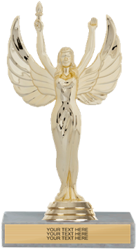 Download This Trophy Includes A Stock Figure On A Marble Base ...