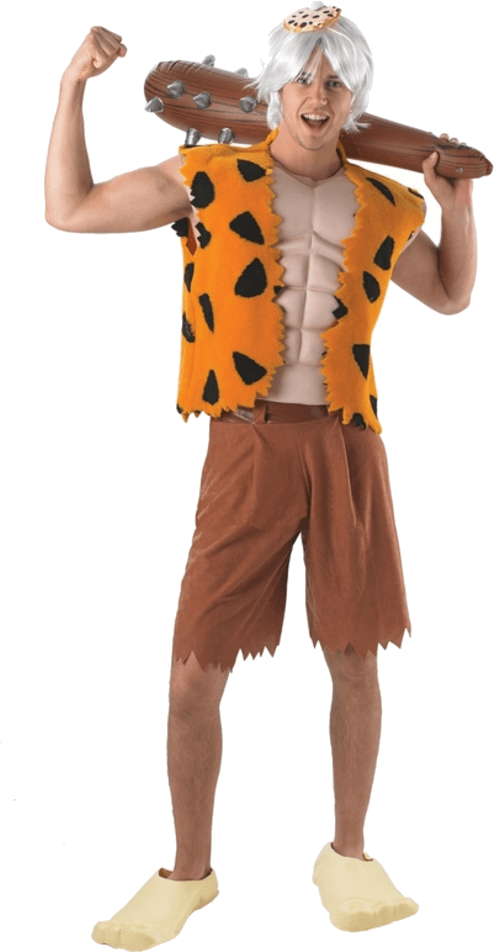 Download Deluxe Bam-bam Rubble Costume - Bam Bam Costume PNG Image with ...