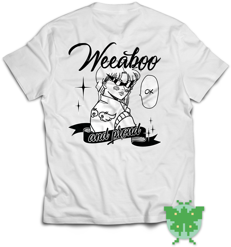 Download Weeaboo & Proud - T-shirt PNG Image with No Background ...