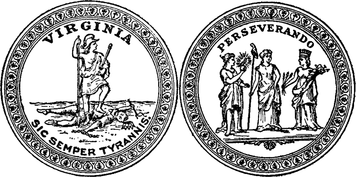 Download Seal Of Virginia , Obverse And Reverse - State Of Virginia ...