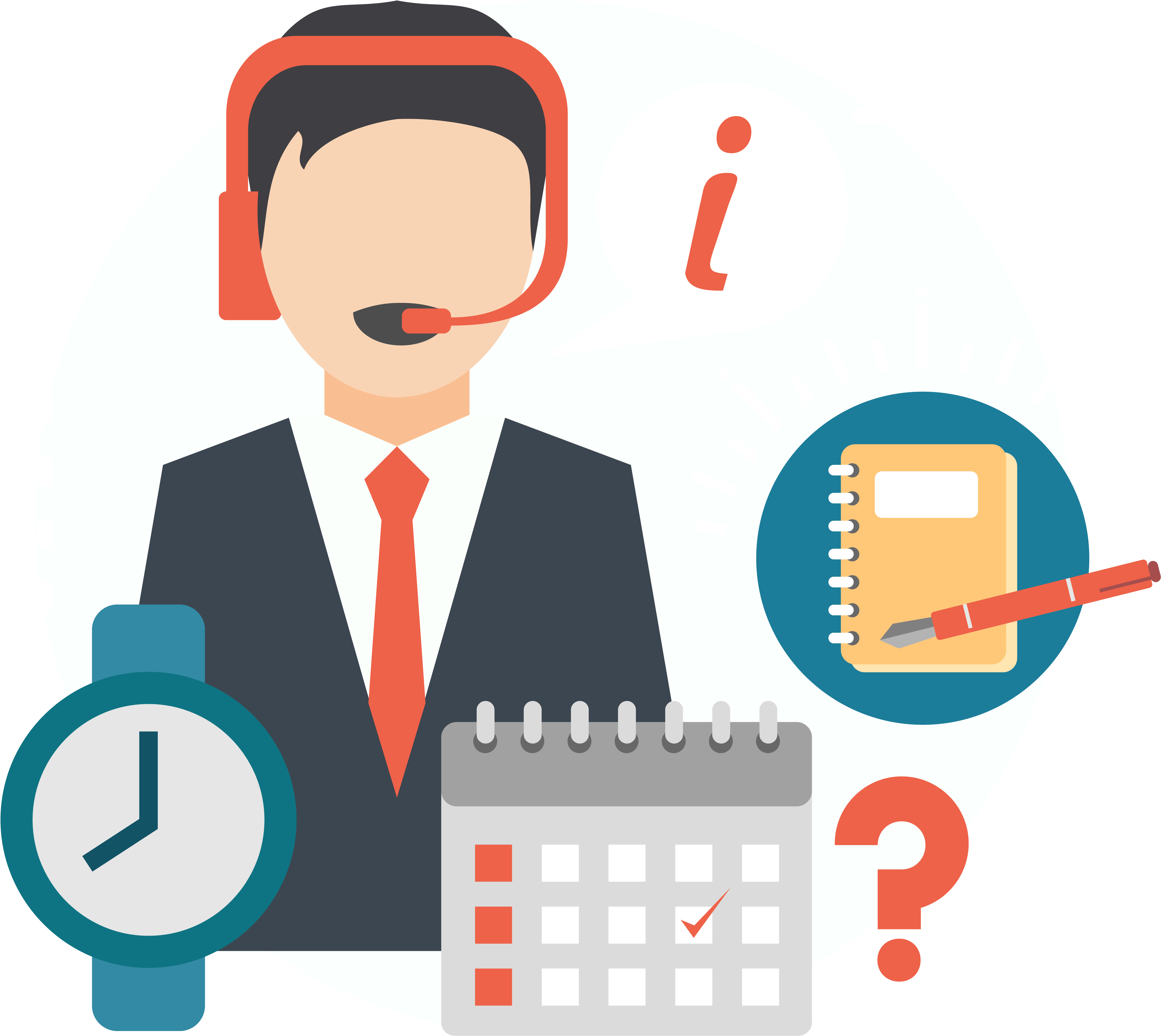 Office Administrator - Virtual Assistant Vector Png - Free Transparent ...