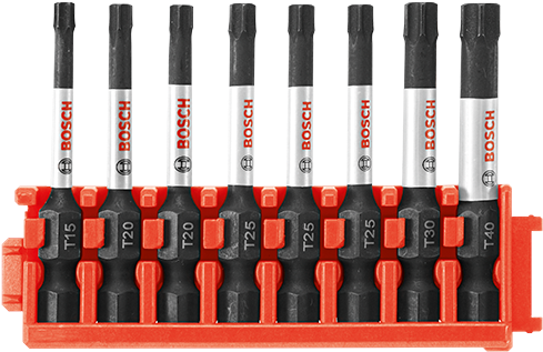 Download 8 Pc - Screwdriver Bit Set Bosch PNG Image with No Background ...