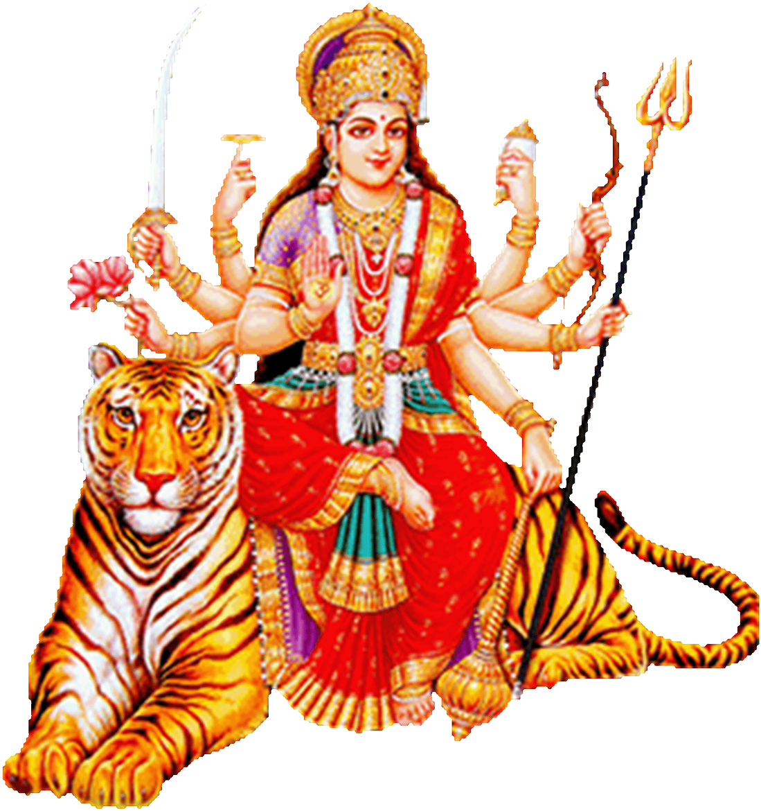 Download #maadurgapicture Hashtag On Twitter - Jai Mata Di Png PNG ...