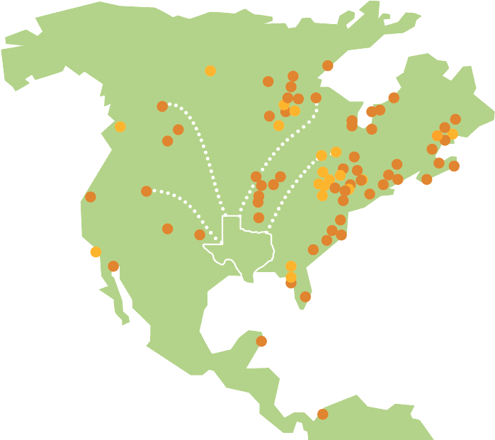 Download Simplified Migration View Map Of Reported Monarch Sightings ...