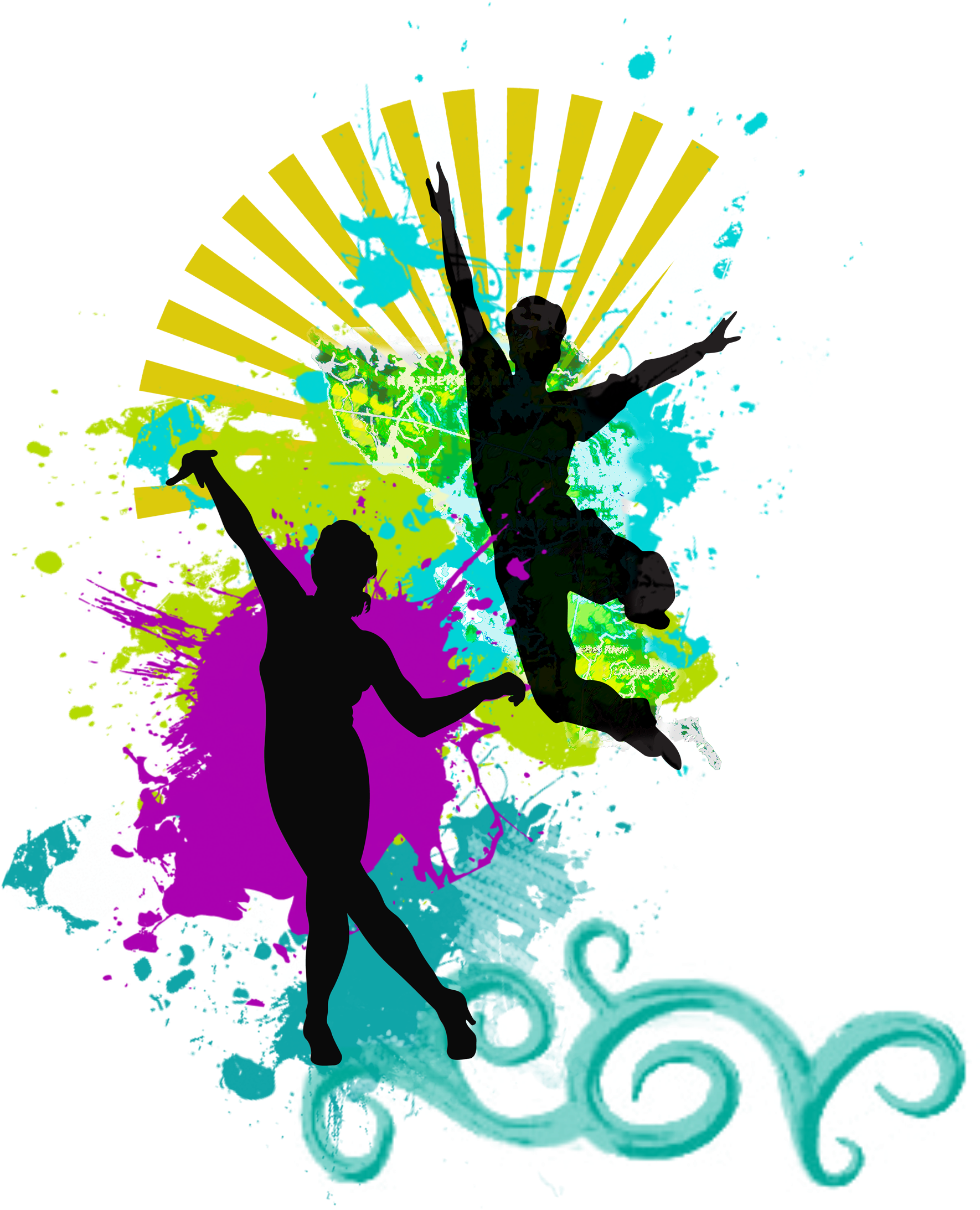 Download Site Logo - Aerobics Dance Silhouette PNG Image with No ...