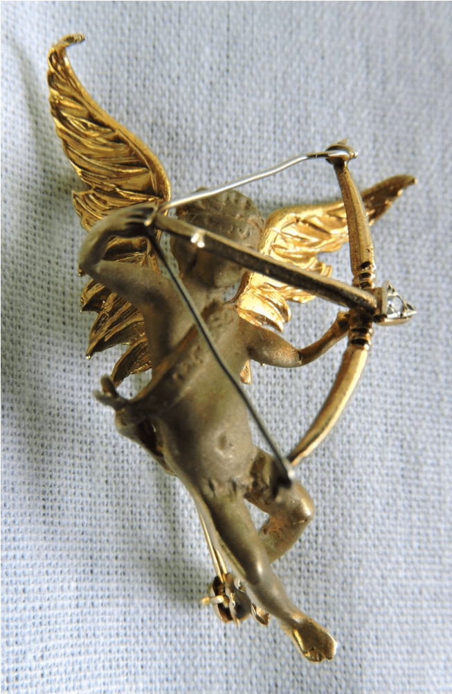 Download Victorian German 19th Century 8kt Gold & Diamond 'cupid ...