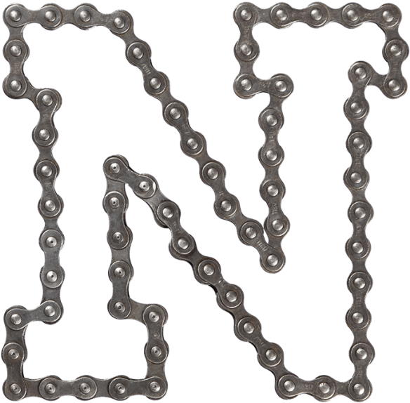 Download Outline Chain Font - Letter N Chains PNG Image with No ...