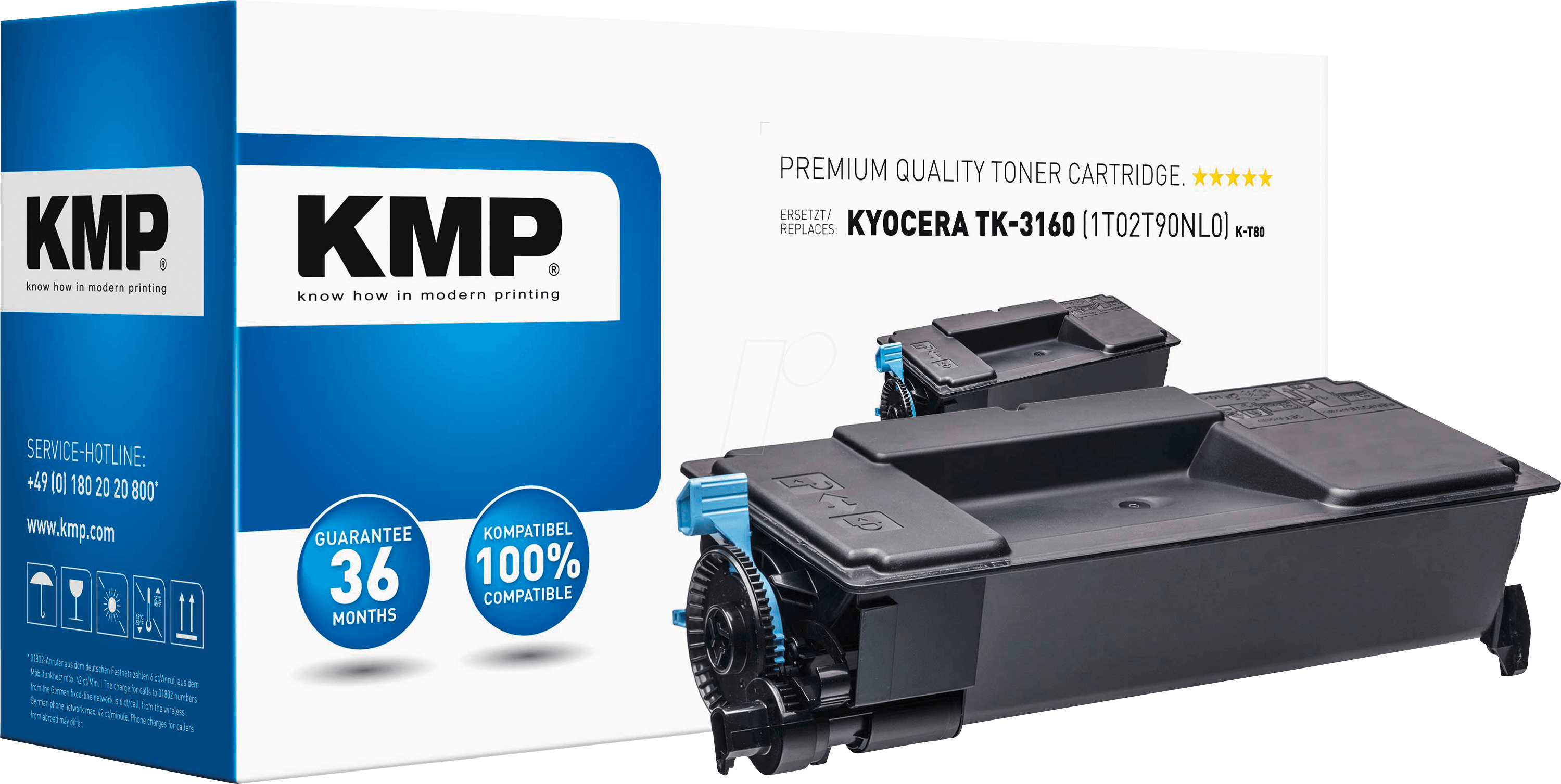 Download Toner - Kyocera - Black - Tk3160 - Rebuilt Kmp Printtechnik ...