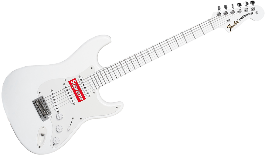 Download Supreme X Fender Stratocaster PNG Image with No Background ...