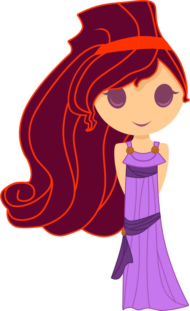Download Hercules Clipart Megara - Chibi Meg Hercules PNG Image with No ...