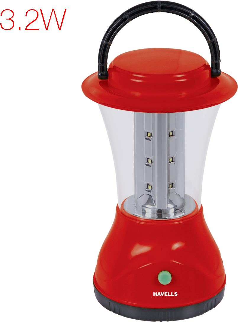 Download Lumina Red - Rechargeable Emergency Light Lamp PNG Image with ...