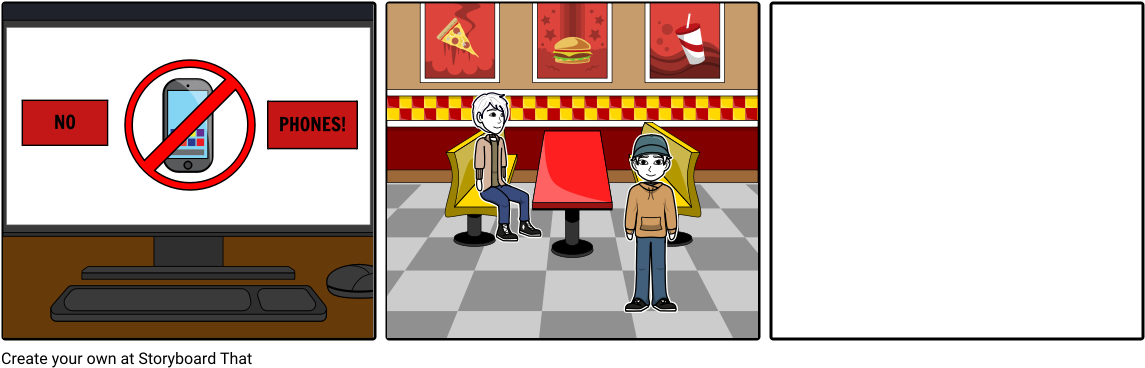 Download No Cell Phones - Pathos Example Storyboard PNG Image with No ...