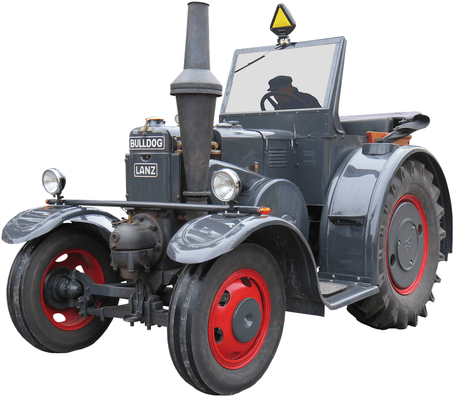Tractor - Classic Tractor Transparent Background - Free Transparent PNG ...