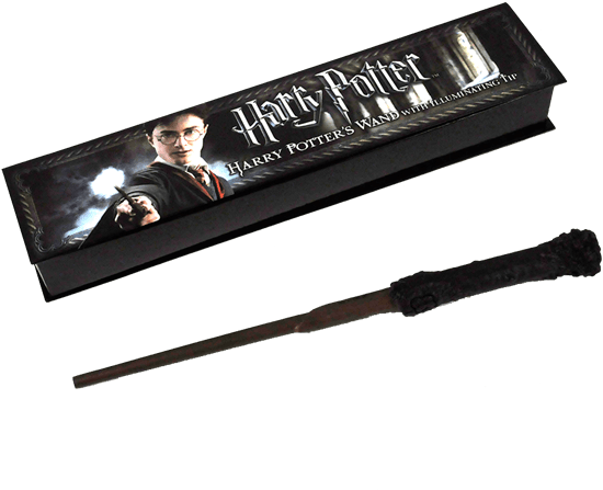 Noble Collection Harry Potter Illuminating Wand - Free Transparent PNG ...