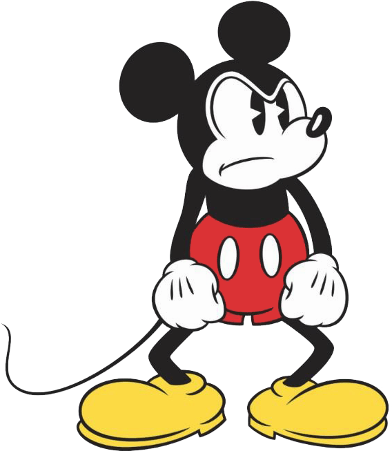 Download Old Mickey Mad Mouse Face Png Mickey Mad Face - Angry Mickey ...
