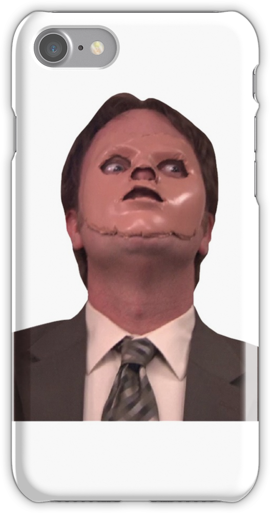 Download Dwight Schrute Cpr Mask Funny Iphone 7 Snap Case - Funny Face ...