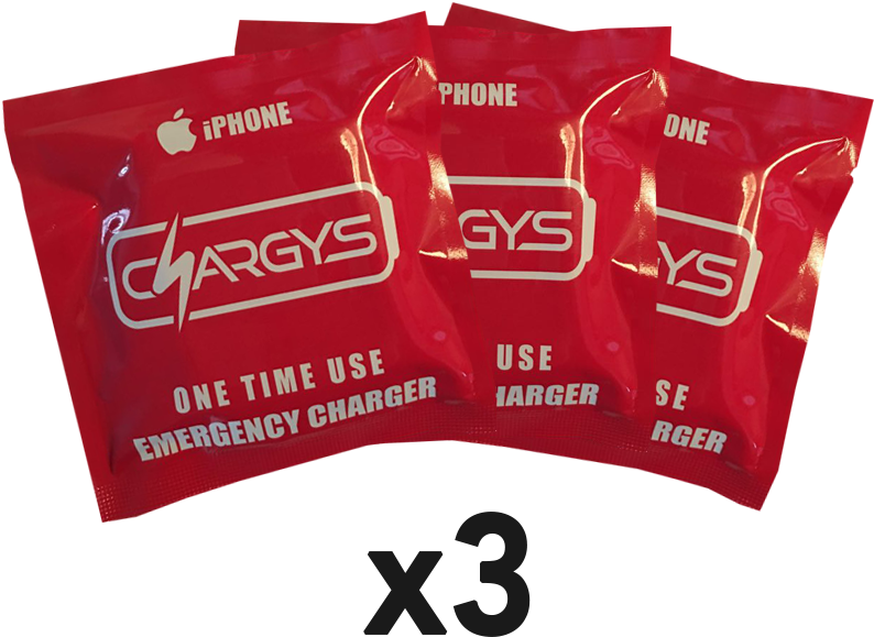 Download 3 Pack Apple Chargy™ - Packaging And Labeling PNG Image with ...