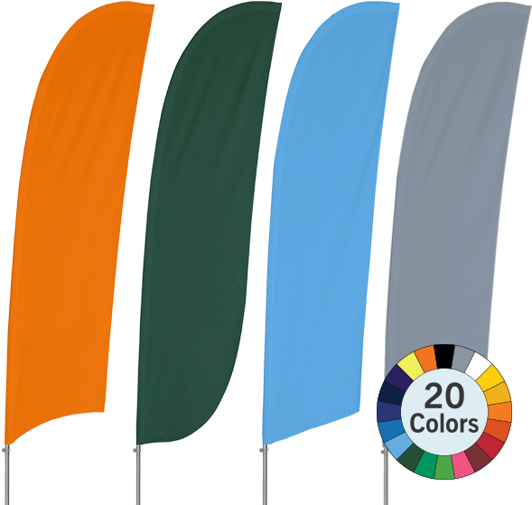 Download Bowflag® Convex One-color Flag - Surfing PNG Image with No ...