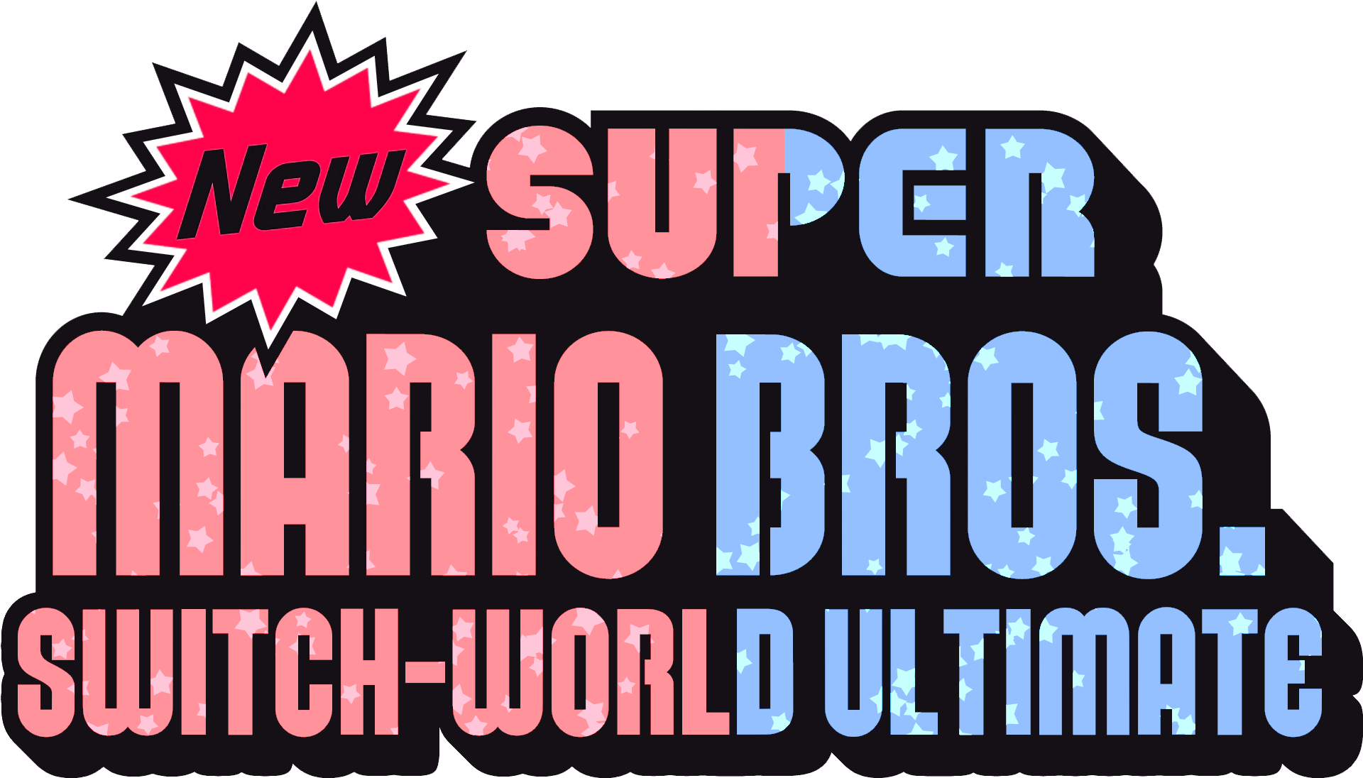 New Super Mario Bros Switch-world Ultimate Logo - New Super Mario Bros ...