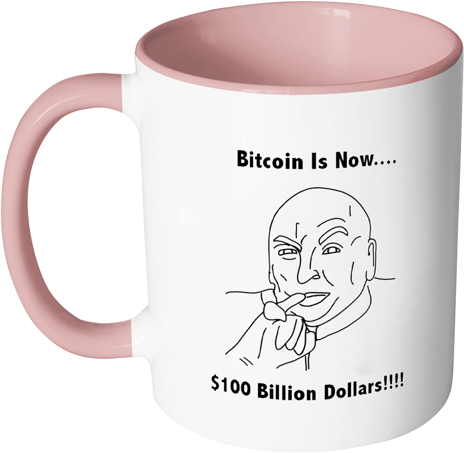 Download Bitcoin Dr Evil Coffee Mug - Yoga Cat Mug PNG Image with No ...