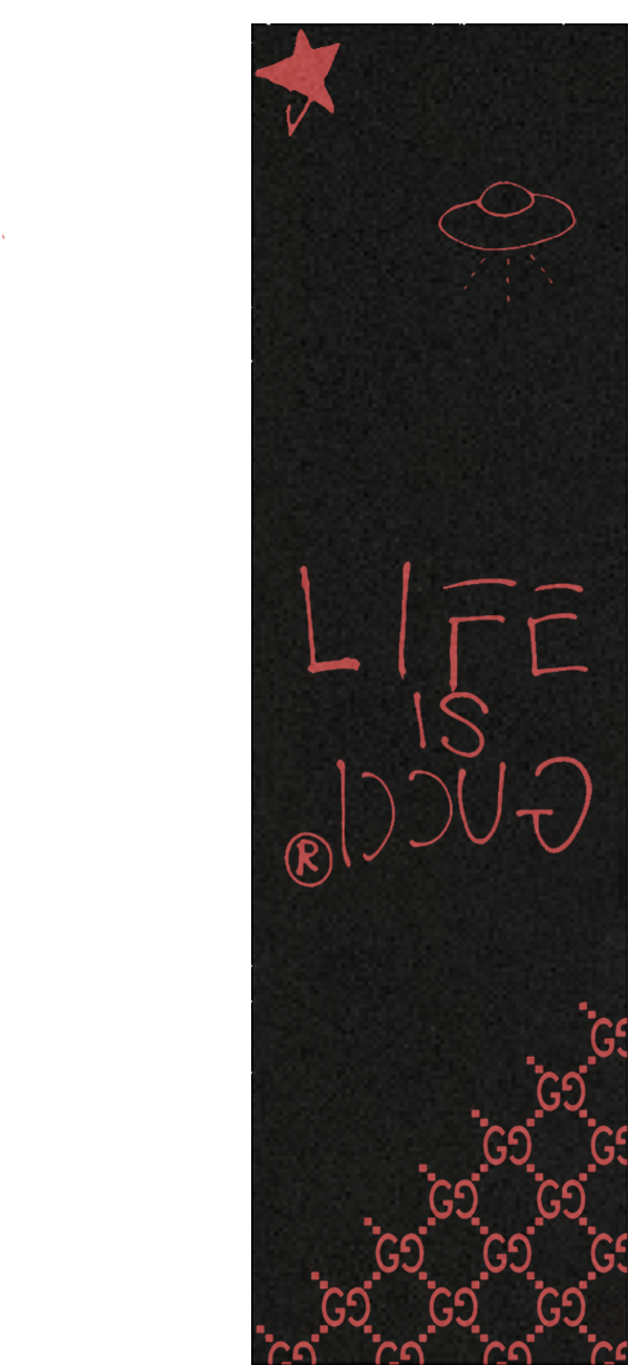 Download Image Of Real Gucci Griptape - Calligraphy PNG Image with No ...