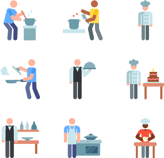 Download Cooking Pictograms PNG Image with No Background - PNGkey.com