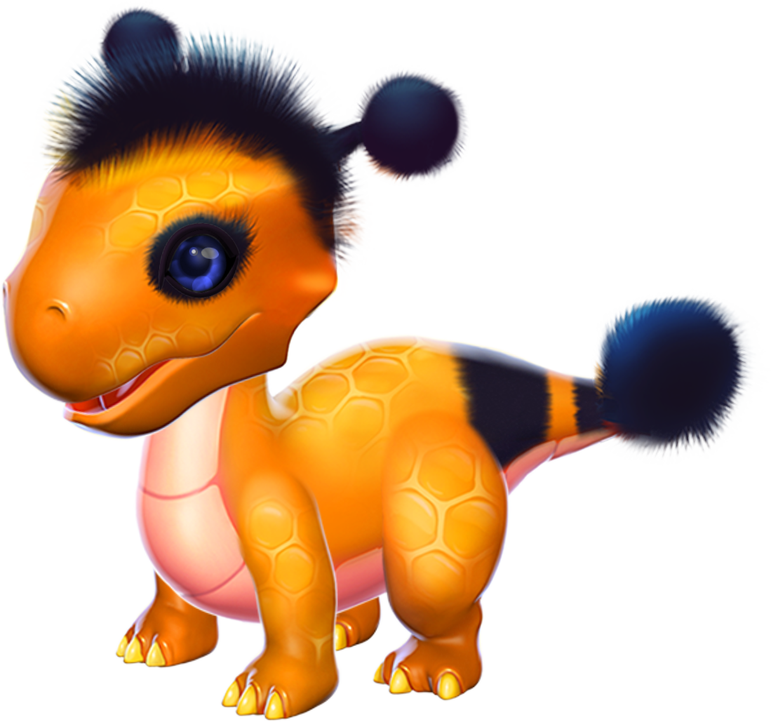 Download Bee Dragon Baby - Bee Dragon Mania PNG Image with No ...