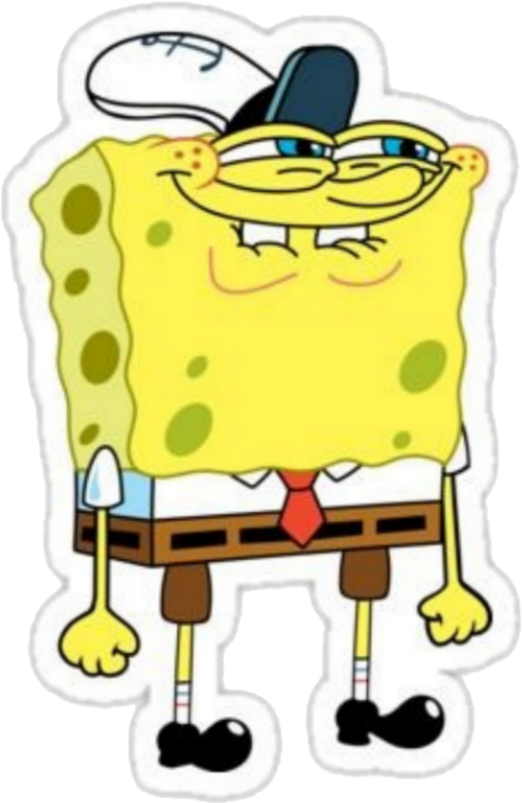 Download Spongebob Sticker Png PNG Image with No Background - PNGkey.com