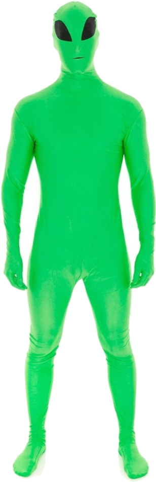 Download Green Alien Morphsuit - Alien Morphsuit PNG Image with No ...