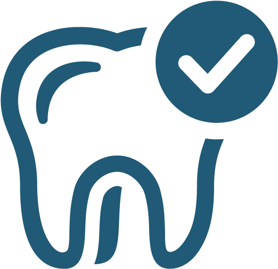 Download The Right Dentist Tooth Checkmark 001 Dark - Harmony Dental ...