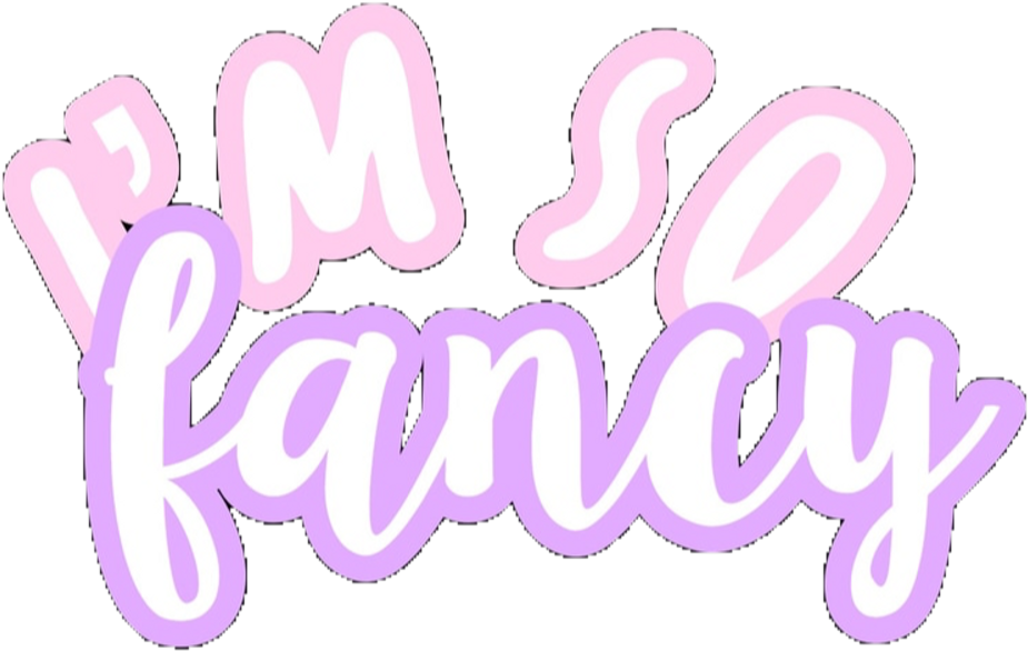 Download Kawaii Transparent Words Cute Pink Purple Font Transparent ...