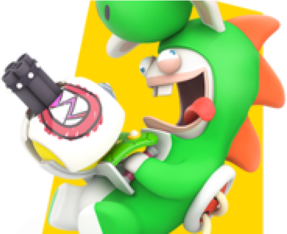 Download Drawn Rabbid Rabbid Boy - Mario Rabbids Rabbid Yoshi PNG Image ...