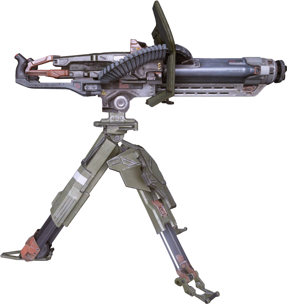 M343a2 Chaingun - Halo 5 Machine Gun Turret - Free Transparent PNG ...
